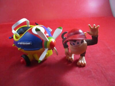 Diddy Kong Racing Toybiz Nintendo 64 N64 Wind-Up Toy Biz Helicopter ...