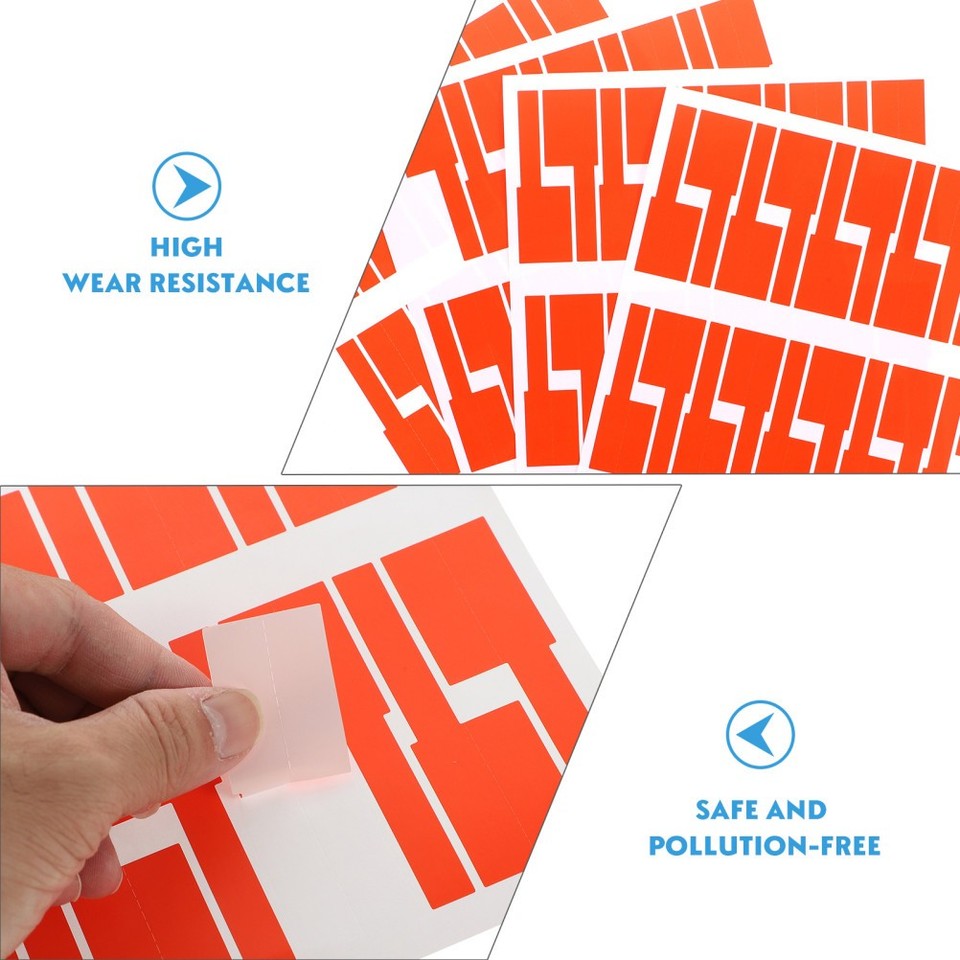 20 Sheets/600pcs Network Cable Label Sticker Self- Adhesive Labels ...
