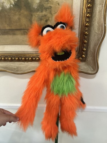 The Puppet Company Orange Monster 24 Inch Hand Puppet Plush Imaginary ...