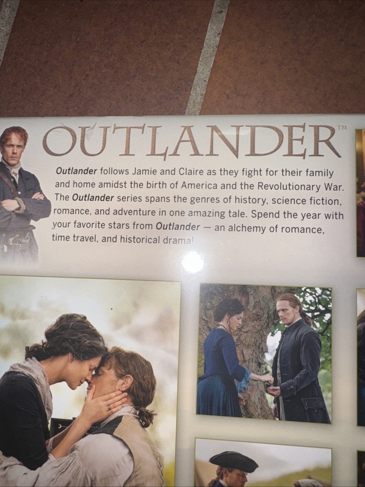 Outlander 2025 Wall Calendar, 16-Month Timeless Romance Calendar, 12" X ...