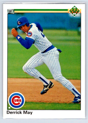 1990 Upper Deck - Derrick May - Chicago Cubs - Card #736 Rookie Card ...