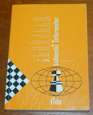 FIDE CHESS INFORMANT Vol.34 of 1982 YUGOSLAVIA ŠAHOVSKI INFORMATOR ...