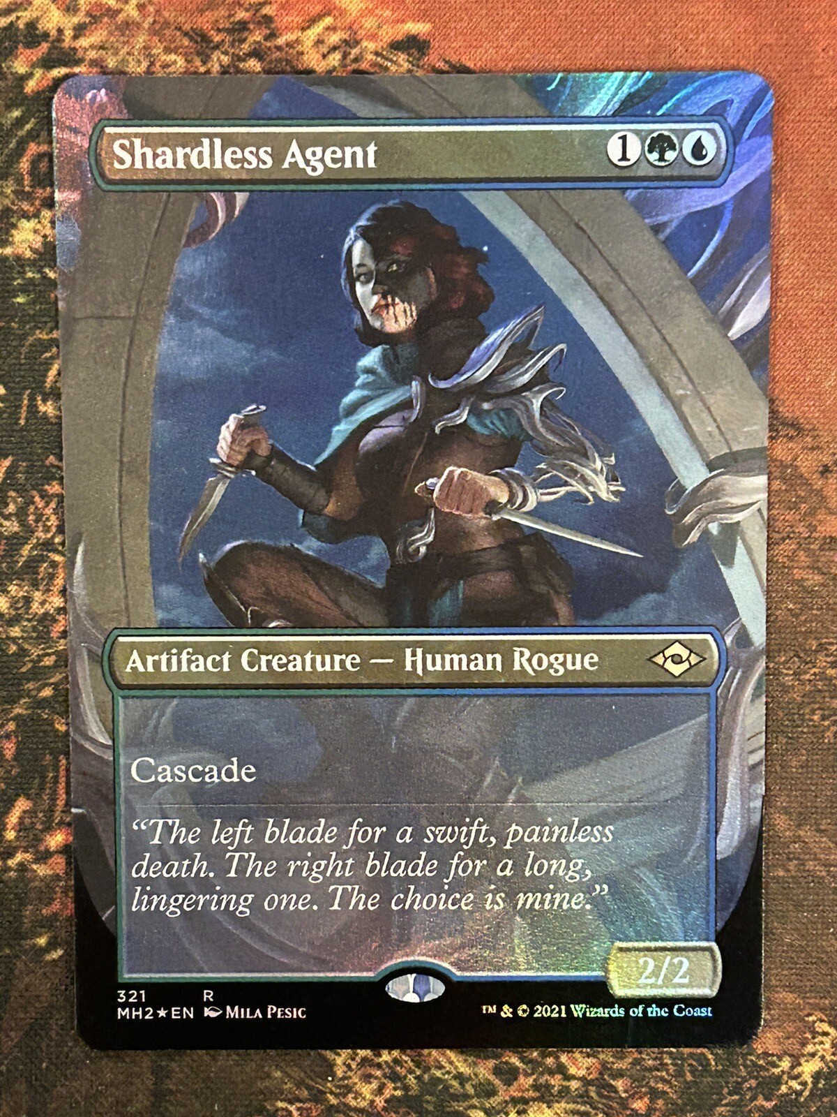 MTG Shardless Agent Borderless Foil Rare #321 - Modern Horizons 2 - NM ...