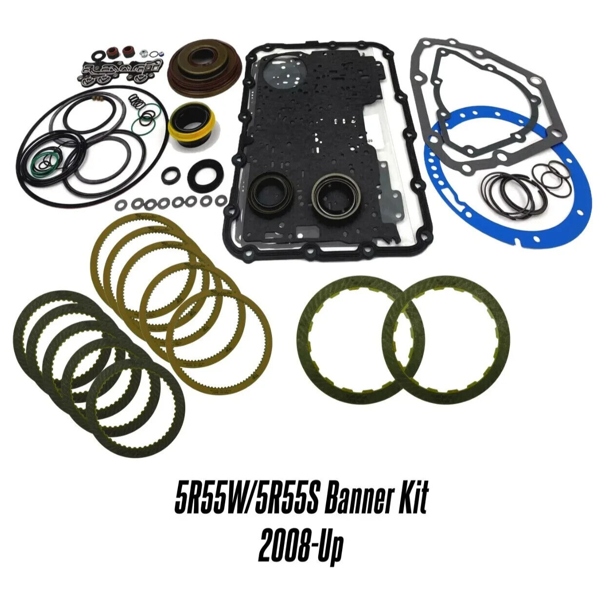 .For Ford 5R55W 5R55S Overhaul Rebuild Kit + Clutches + Forward Piston ...