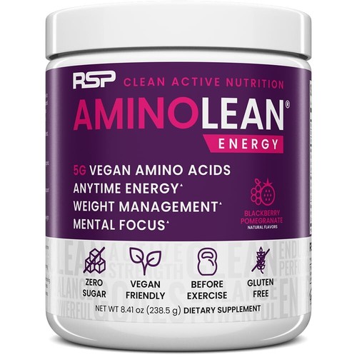 RSP NUTRITION AminoLean Pre Workout Powder Amino Energy & Weight ...