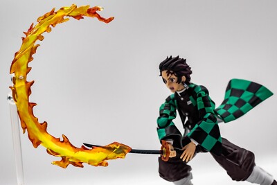 SH Figuarts Demon Slayer Tanjiro Kamado Fire Breathing Effects EFFECTS ...