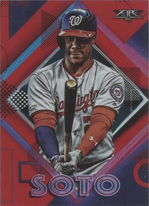 2020 Topps Fire - Juan Soto #47 Flame for sale online | eBay