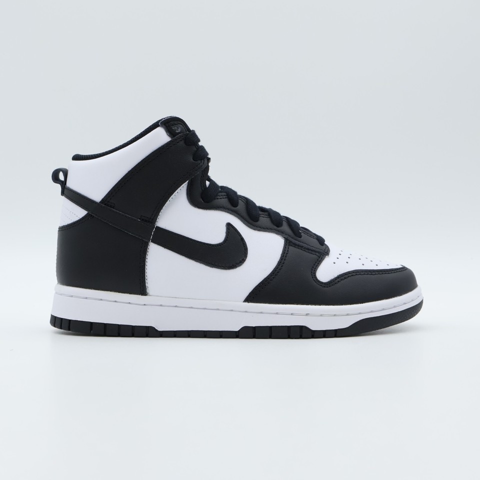 DD1869-103 Nike Dunk High Panda Black White University Red (Women's) | eBay