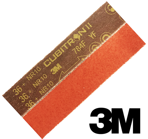 3M Cubitron II File Belt 784F -10mm x 330mm 36+, 60+ & 80+ - Pack of 10 ...