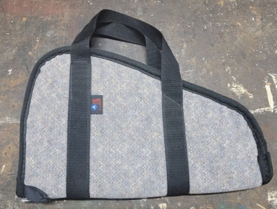 ACE Gray Pistol Soft Case 11" x 17" Carry Straps | eBay