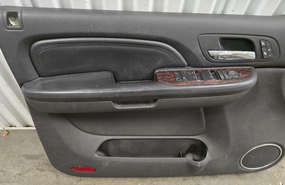 07-09 Chevy Yukon Denali Cadillac Front Door Panel Driver Side Black ...