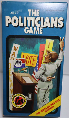 1992 Pastime Games The Politicians Game Complete NMIB | eBay