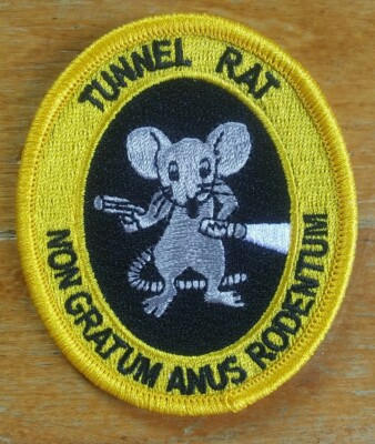 TUNNEL RAT - MILITARY PATCH - NON GRATUM ANUS RODENTUM - VIETNAM | eBay