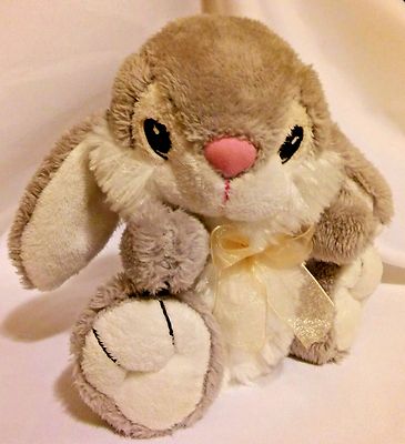 Dan Dee Bunny Rabbit Cute Cuddly Soft Plush 7" Hoppy Hopster Thumper ...