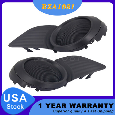 Pair Front Bumper Fog Light Covers Trim For 2011-2017 Toyota Sienna ...