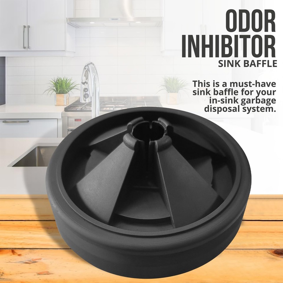 2-Pack Garbage Disposal Rubber Drain Insert - 3 3/8" Garbage Disposal ...