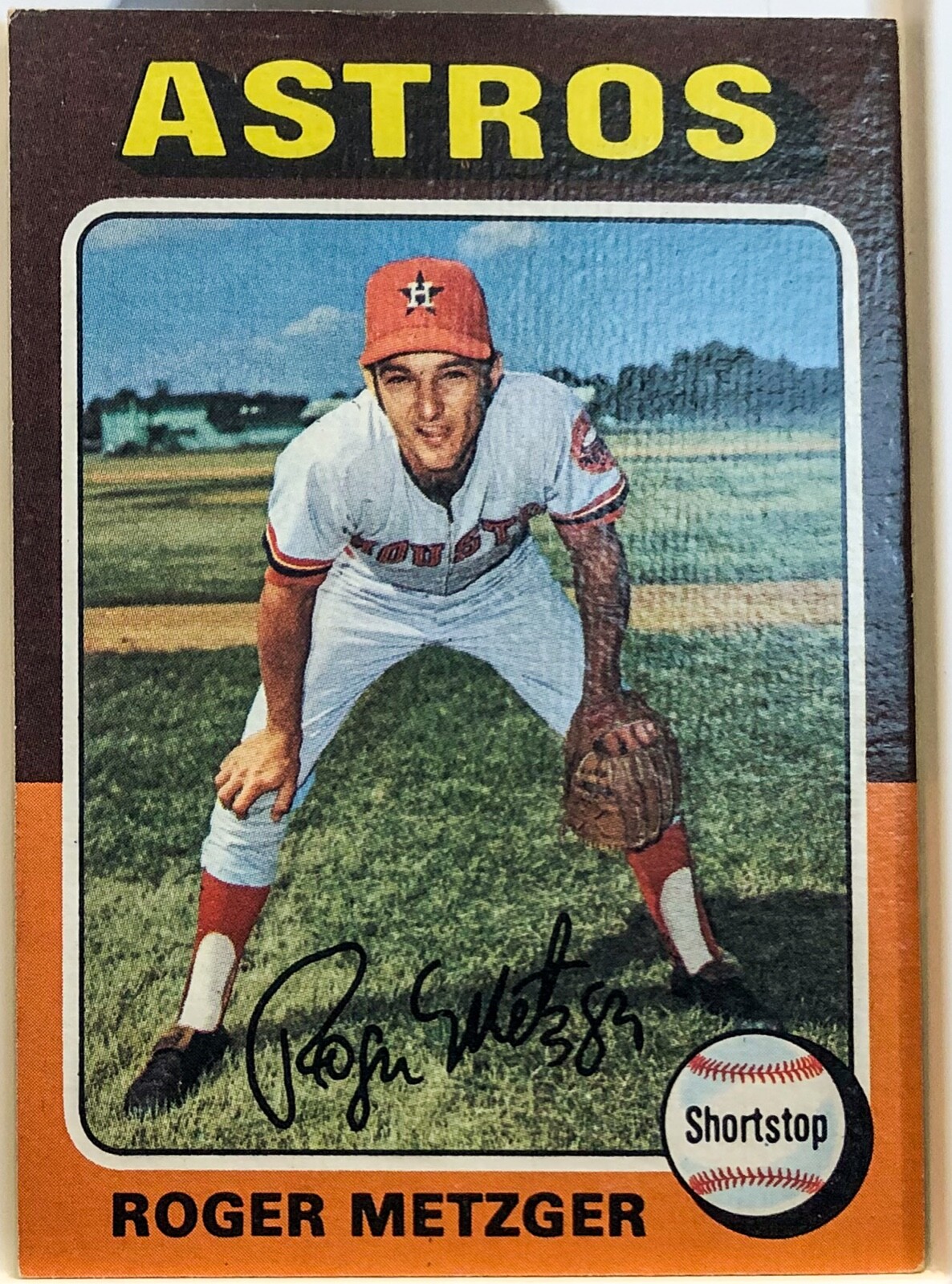1975 Topps Baseball Card #541 Roger Metzger Houston Astros | eBay