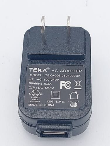 2 NEW Teka USB TEKA006-0501000UK AC Power Supply Adapter Charger Output ...