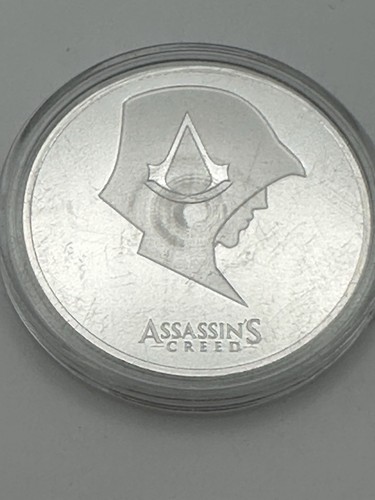 Assassin's Creed 1oz .999 Fine Silver Ubisoft Hooded Assassin Coin ...