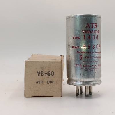 ATR Vibrator Type 1400 VB60 6 Volt DC Circuit Ser# 85809 Mobile Radio 4 ...