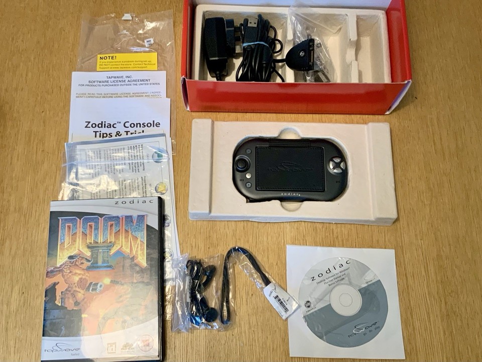 Tapwave Zodiac 2 128MB - BOXED + charger + manuals - retro Palm PDA ...