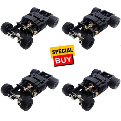 Auto World Super III Complete Chassis (4) Pack HO Scale Slot Car | eBay