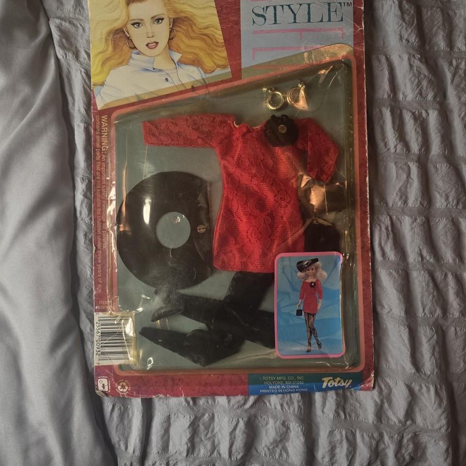 Vintage Totsy Flair Simply Red Fashions- Barbie clothes 11.5"doll | eBay