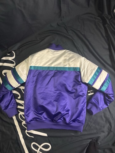 Men's Mitchell & Ness Purple NBA Utah Jazz Heavyweight Satin Jacket | eBay