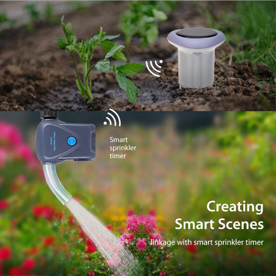 Tuya Solar Soil Sensor for Gardening Temperature and Humidity Meter ...