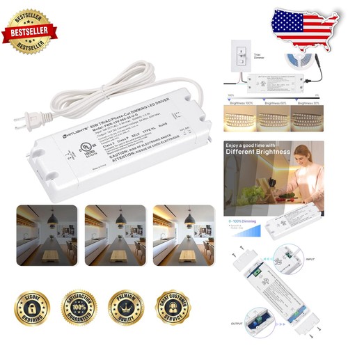 60W Low Voltage Driver - Dimmable, Safe, and Easy to Install for LED ...