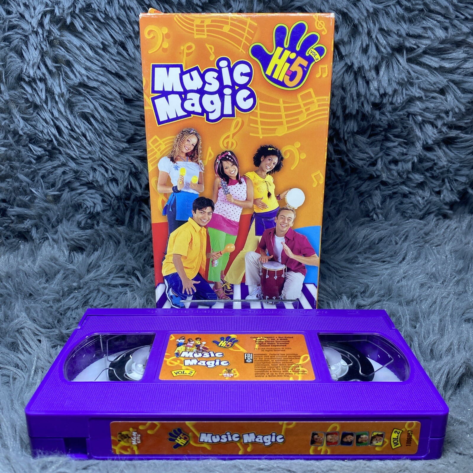 Hi-5: Music Magic VHS 2004 Volume 2 MGM Kids Musical Education Purple ...