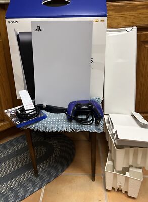 Sony PS5 Blu-Ray Edition Console Disc Version CFI-1015A First Release ...