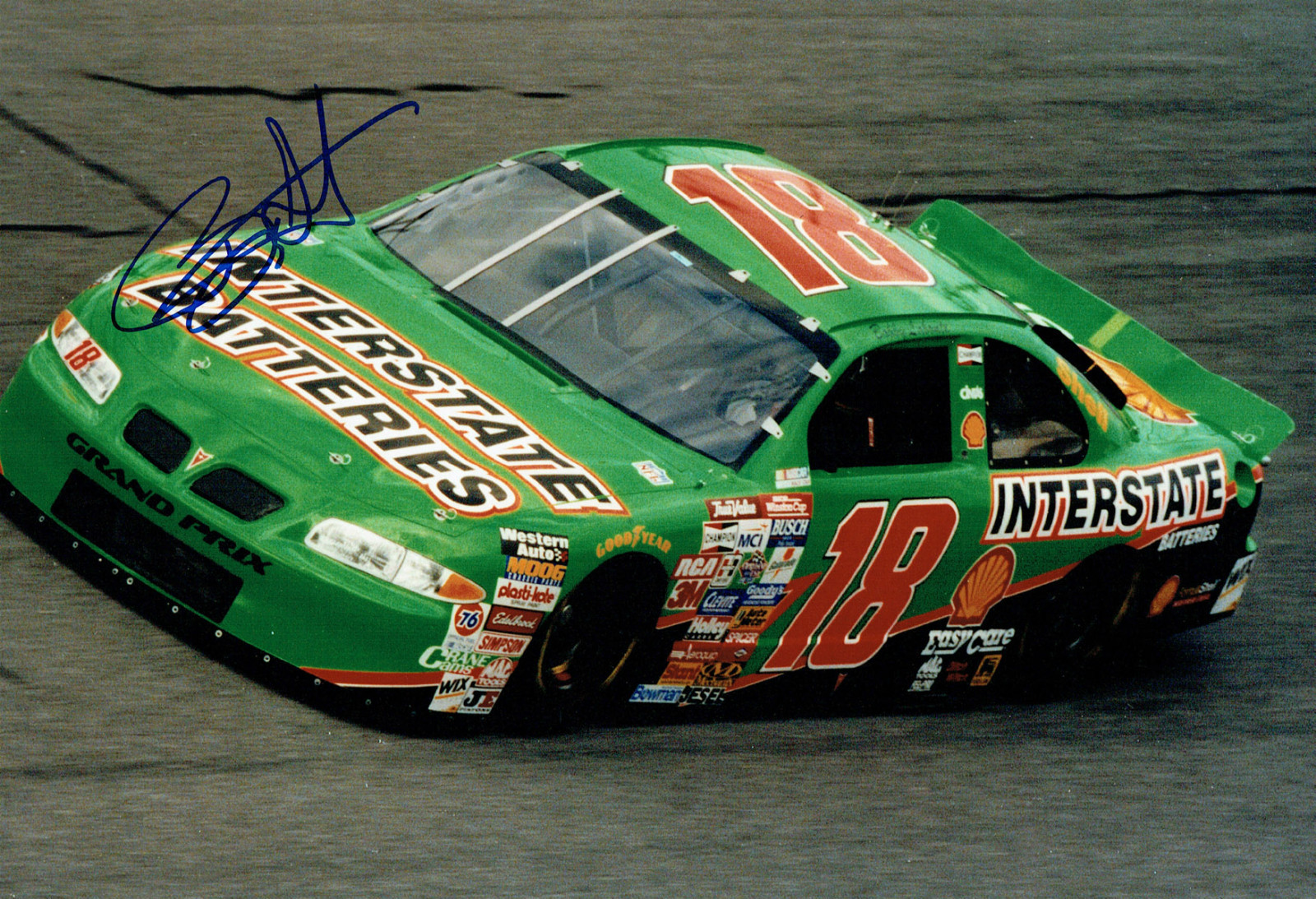 Bobby LABONTE SIGNED 12x8 Photo AFTAL Autograph COA NASCAR Pontiac ...