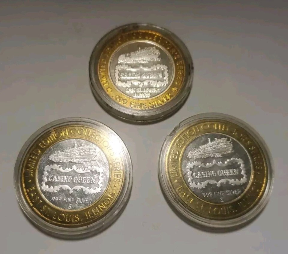 Babe Ruth / Gemini .999 Silver Gaming Tokens Casino Queen Lot Of 3 | eBay