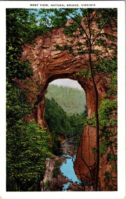 Rockbridge County Virginia The Natural Bridge Blue Ridge Mountains ...