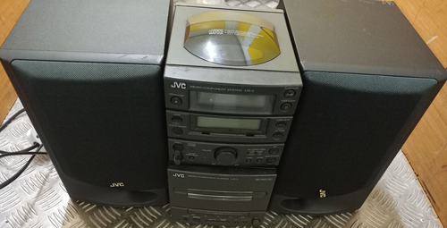 JVC UX-1 Micro Component System CD Tape Tuner Aux NO Remote - Read ...