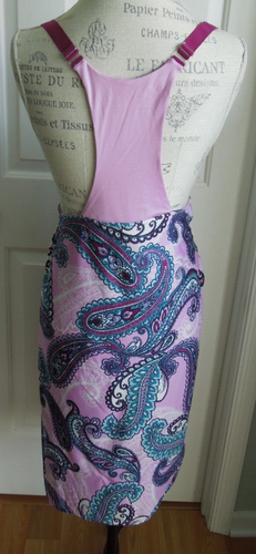 NEW SOFT COMFY PINK TURQUOISE PAISLEY SECRET TREASURES S STRETCHY ...