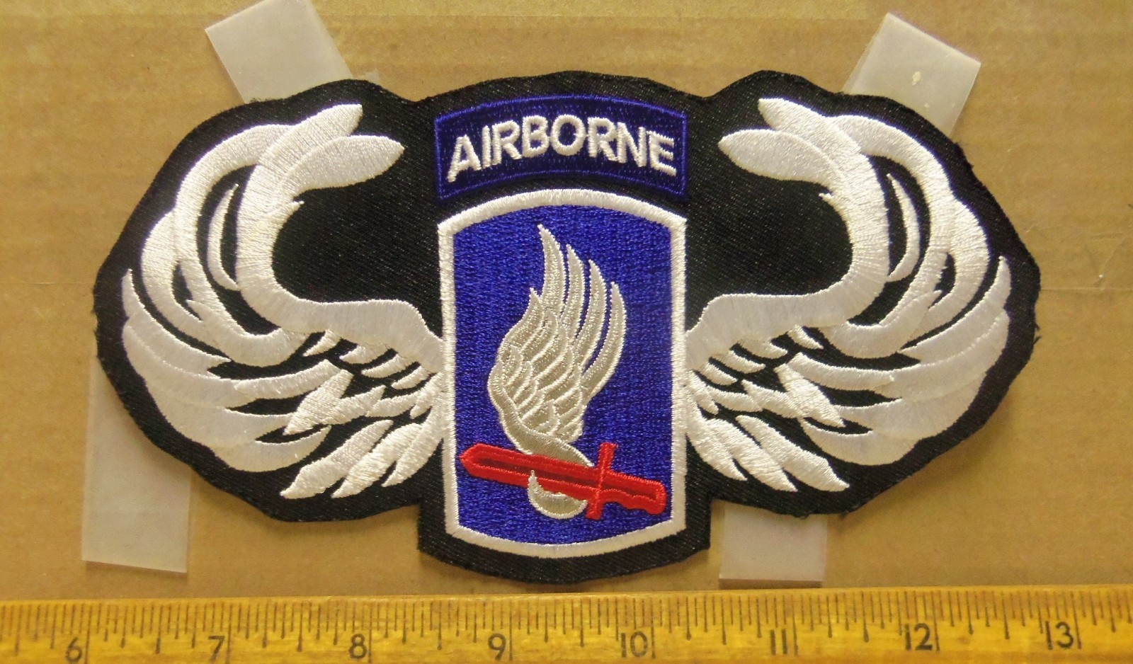 X-Large US Army – 173rd Airborne Wings Embroidered Patch | eBay