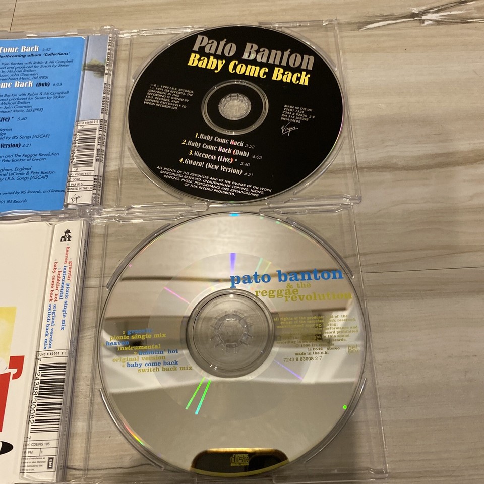 Pato Banton & Reggae Revolution 2 UK CD IMPORT LOT Groovin & Baby Come ...