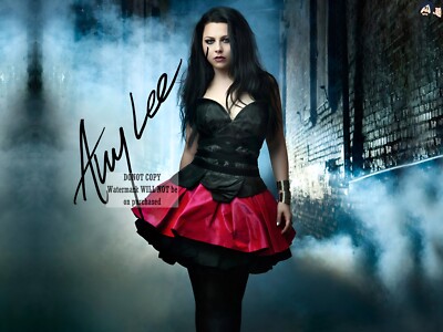 amy lee 8 x10" (20x25 cm) Autographed Signed Photo 3322 | eBay UK