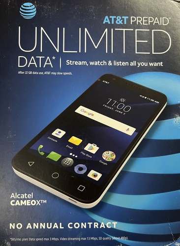 Alcatel CAMEOX 5044R for AT&T 4G LTE 16GB NEW READ | eBay