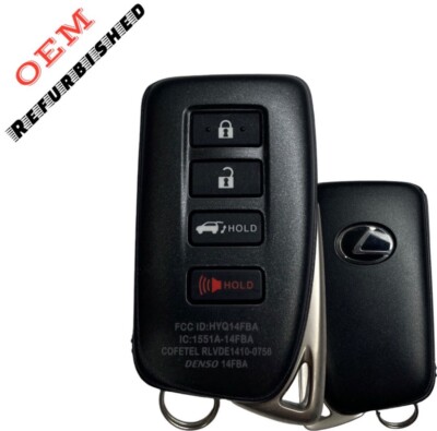 OEM UNLOCKED LEXUS NX300 NX200T SMART KEY REMOTE FOB 89904-78470 ...