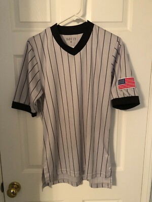 SMITTY - Pin Striped Baseball Jersey - Medium - American flag on Left ...
