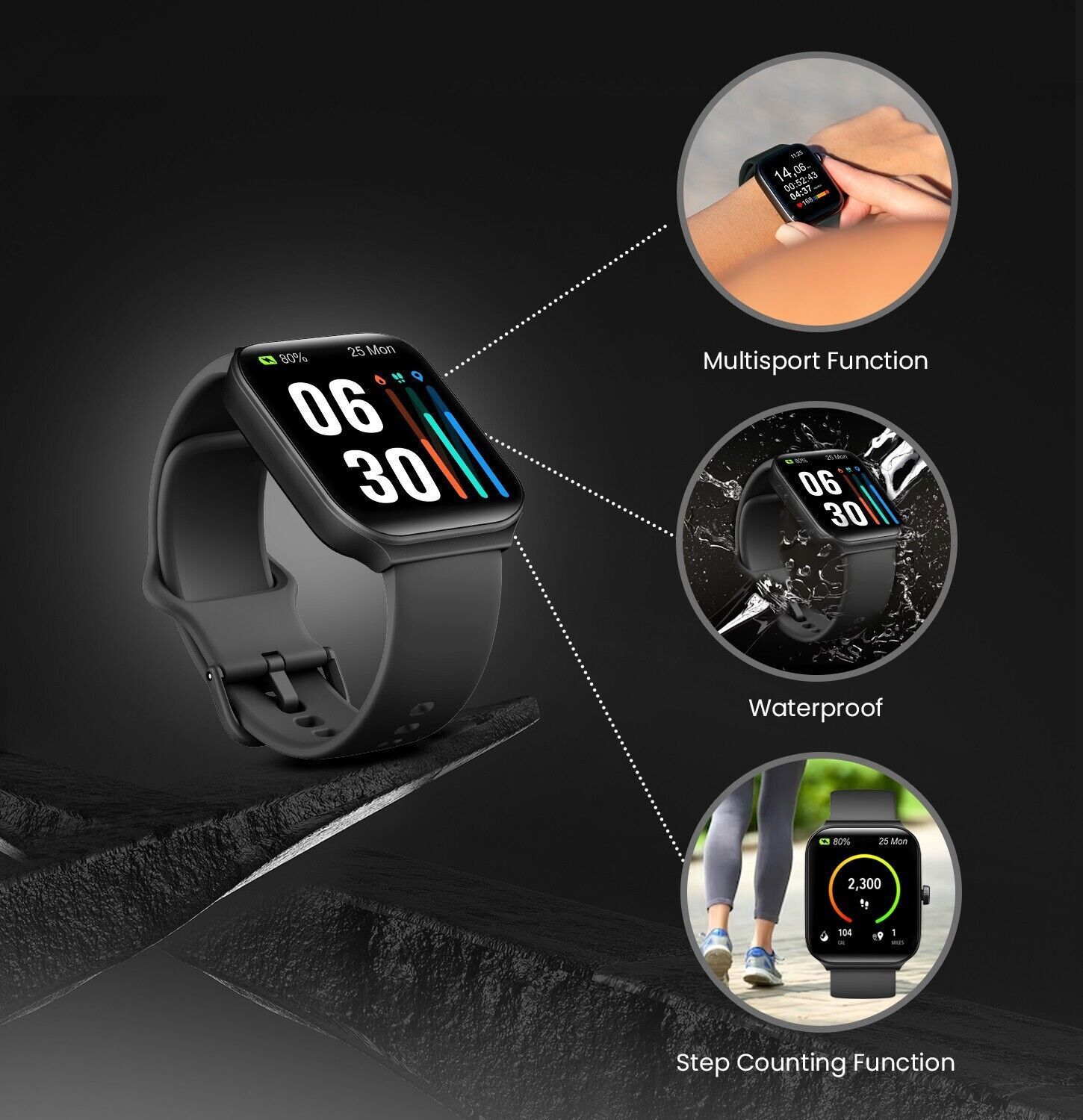 Alexa Smart Watch Men Make Calls Bluetooth Phone Call Watch For IPhone ...