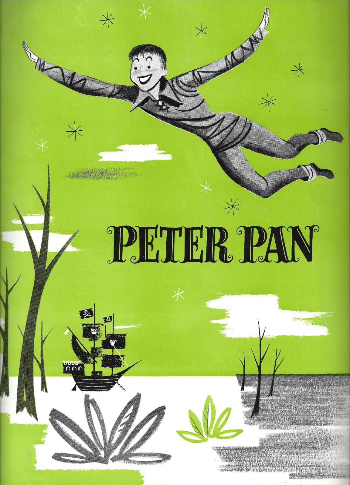 Jean Arthur "PETER PAN" Boris Karloff / Leonard Bernstein 1950 Souvenir ...