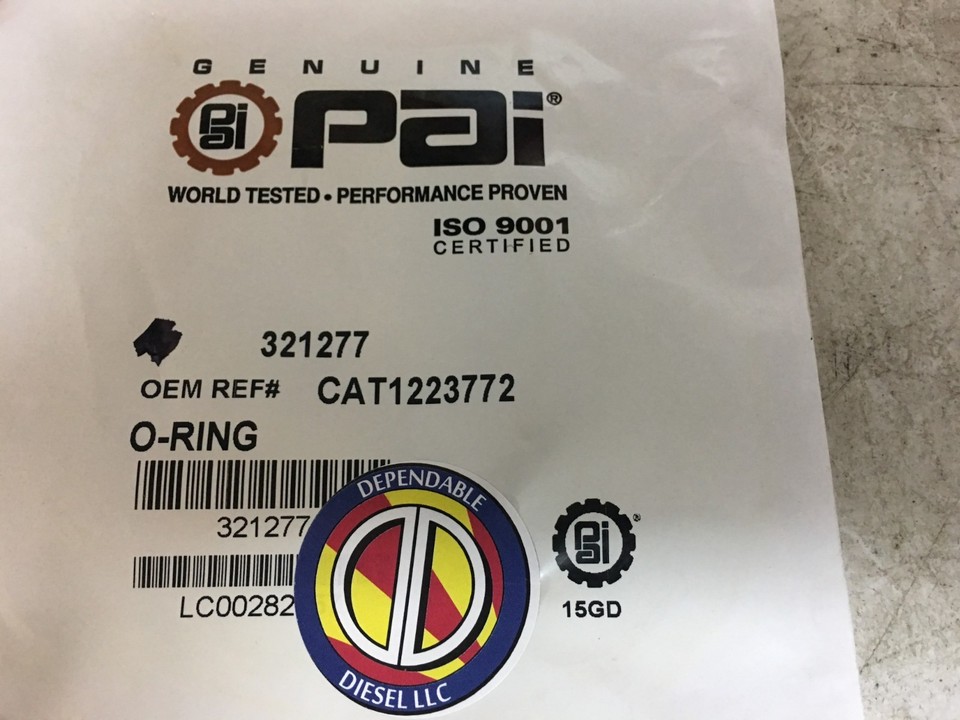 Water Pump O-Ring for Caterpillar 3406 3406E C15 PAI# 321277 Ref ...