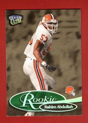 1999 Ultra Gold Medallion #280AG Rahim Abdullah Cleveland Browns RC | eBay