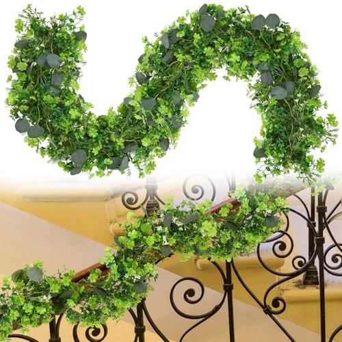 72 Inch St. Patrick's Day Garland Decorations Artificial Shamrocks ...