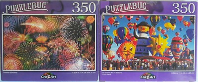 350 piece jigsaw puzzle Puzzlebug (New & sealed) Fireworks Balloons ...