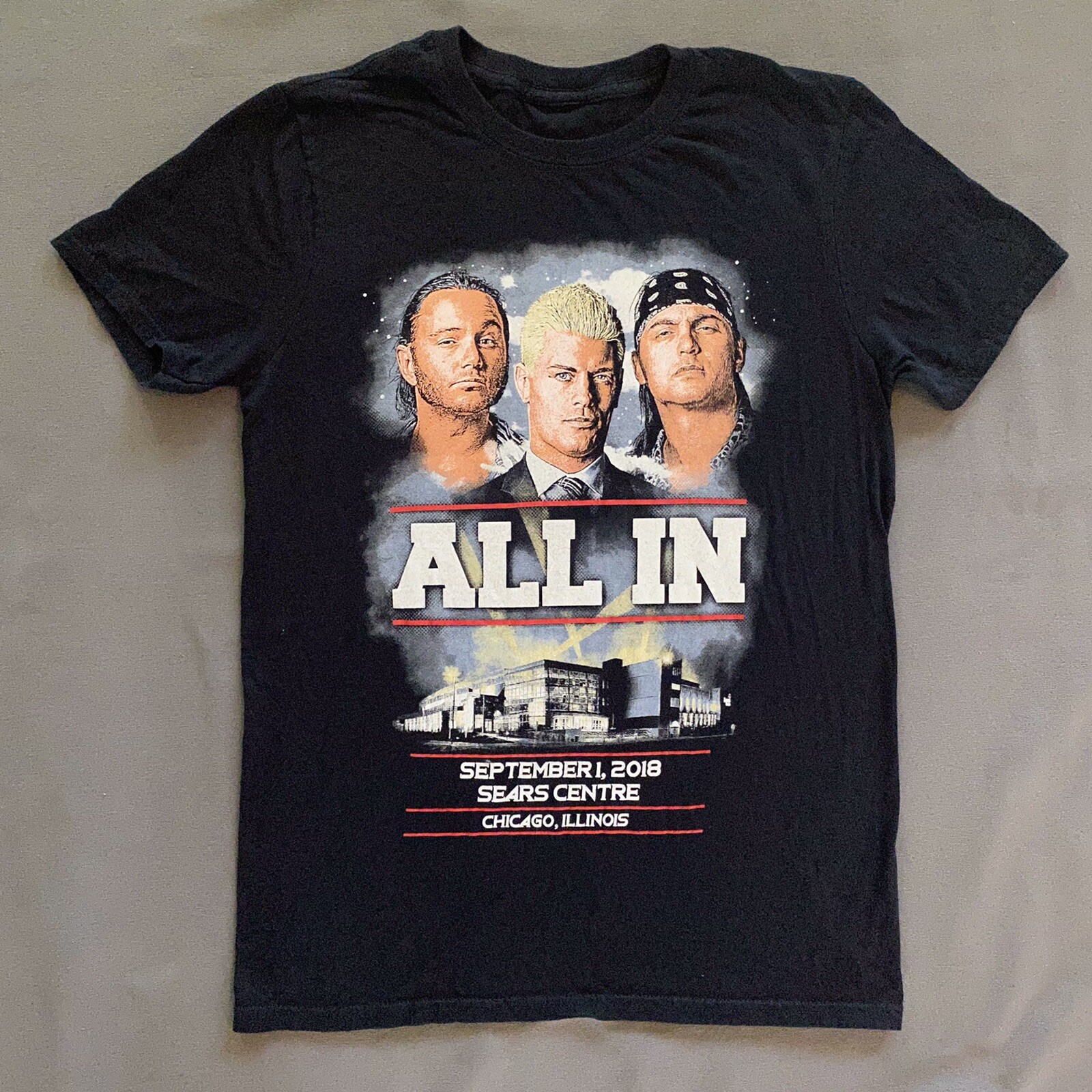 2018 All In T Shirt Adult Small Black Cody Rhodes Pro… - Gem